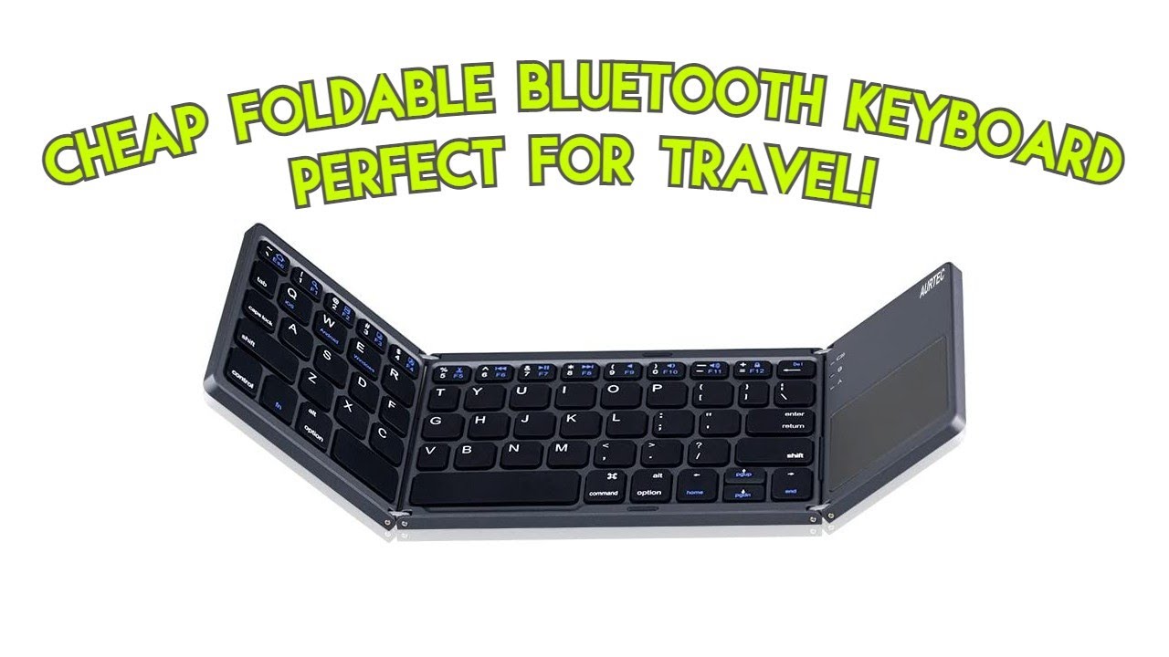 Cheap Foldable Bluetooth Keyboard Review - YouTube