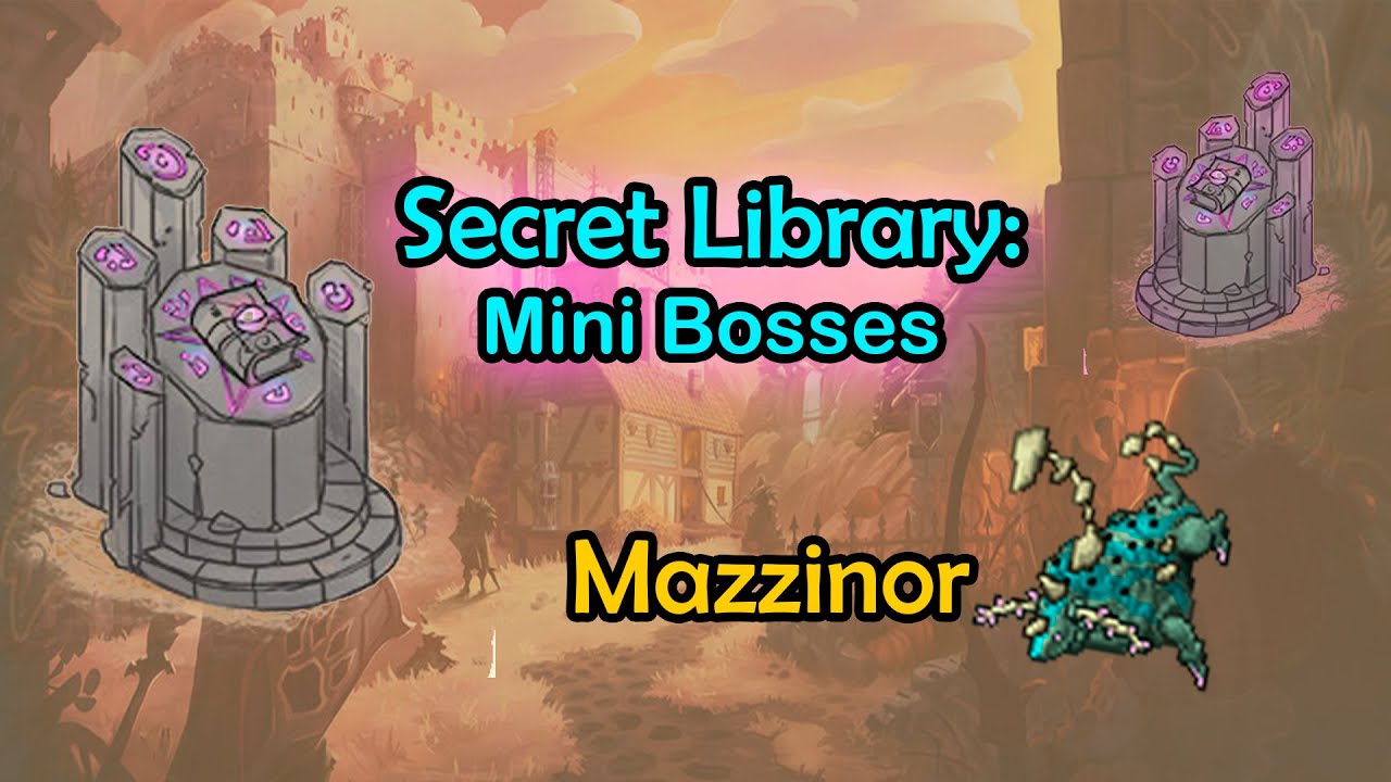 Mazzinor: Mini bosses libreria - TIBIA SECRET LIBRARY - YouTube