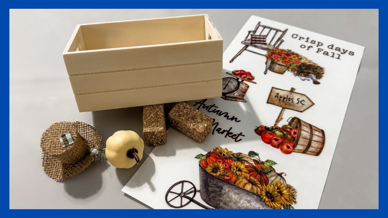 Faux Fall Book Stack DIY || Fall Decor DIY || Just 1 Quick Craft - YouTube