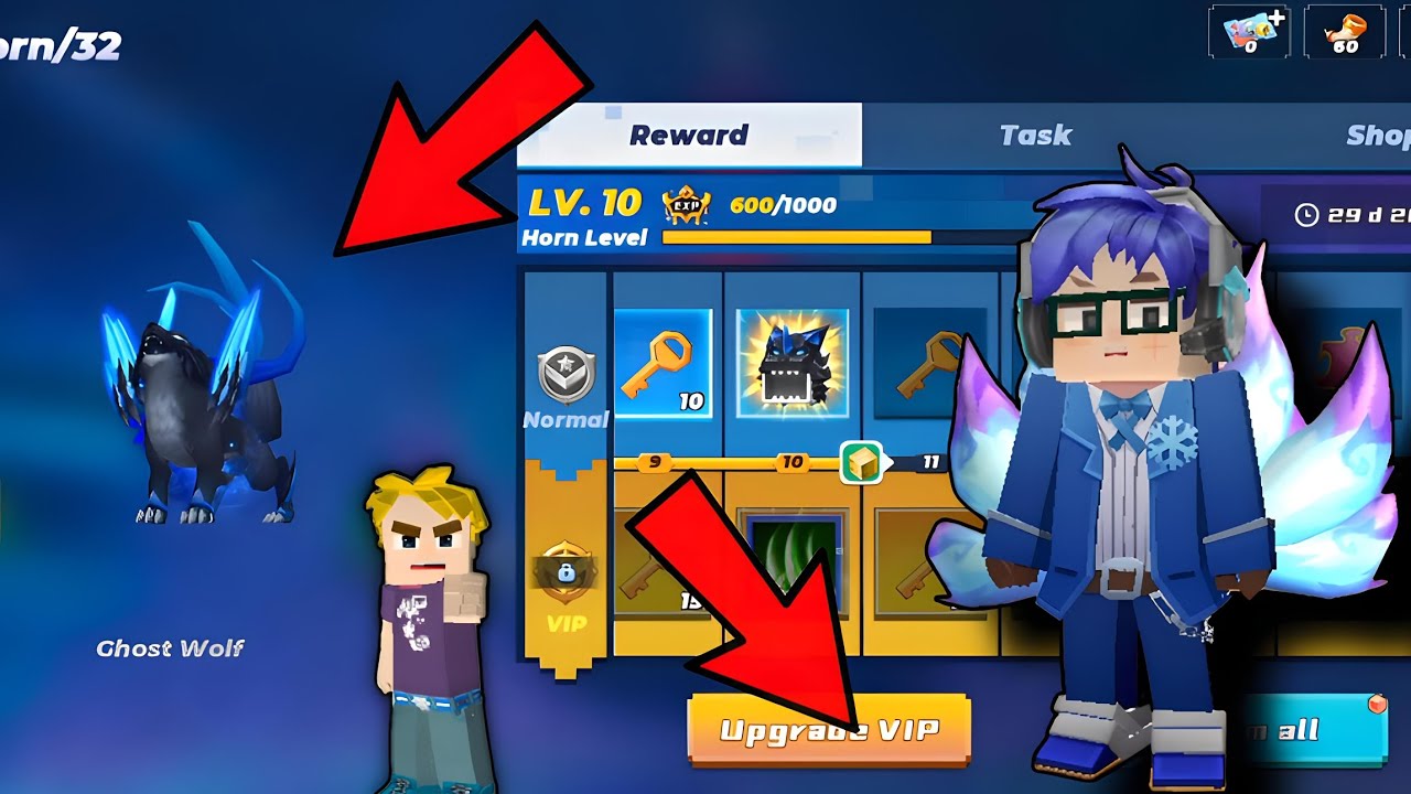 🤑Unlock New Season Pass 32 In Bedwars Blockman GO | Blockman GO New ...