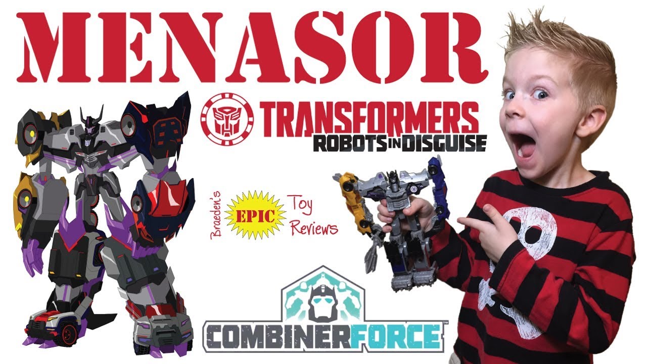 MENASOR: 6 Transformers in 1! Robots in Disguise Combiner Force Toy ...