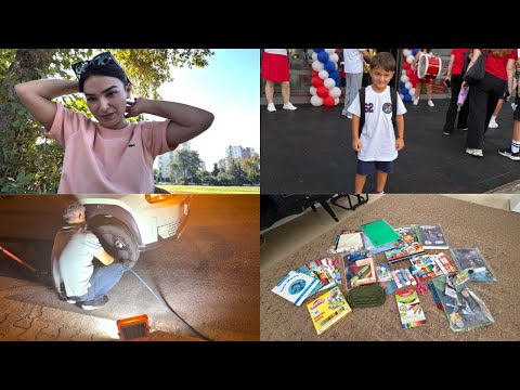 GECE YOLDA KALDIM⁉️ OKUL BAŞLADI⎜İLK GÜN VLOG⎜ANAOKULU KIRTASİYEDE NELER VAR? DEMİR YÜZMEYİ ÖĞRENDİ🎊