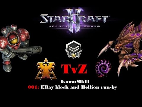 SC2 Ladder - Silver League: Ebay-block and Hellion run-by [Replay Gameplay] - YouTube