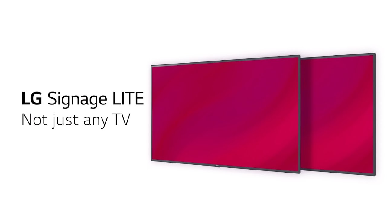 LG Signage LITE - YouTube