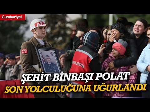 HAYALİ PİLOT OLMAKTI... Şehit Hava Pilot Binbaşı Bolat, son yolculuğuna uğurlanıyor