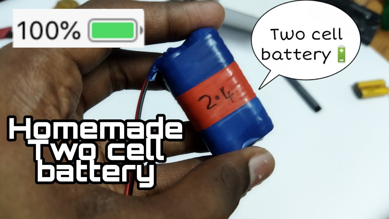 How to make Two cell Battery 2.4v🔋 - YouTube