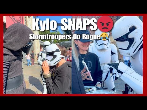 Kylo Ren UNHINGED 😡 at Disneyland! Stormtroopers Were NOT Ready