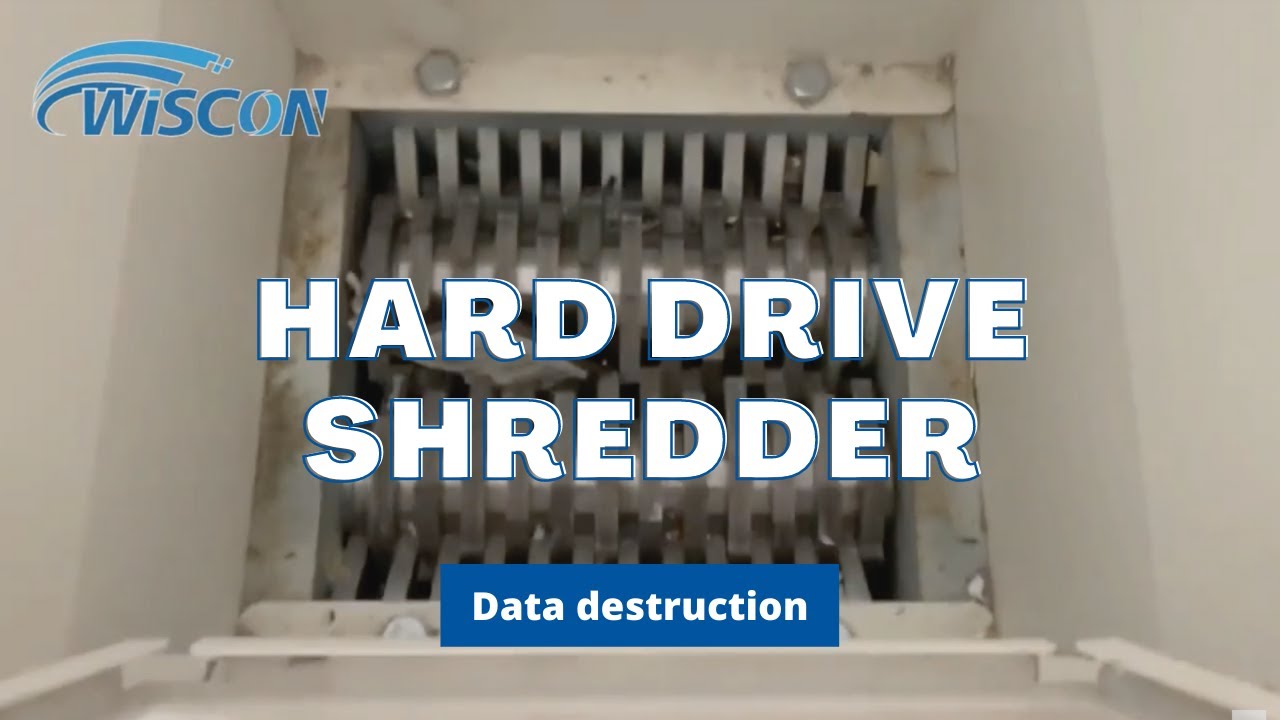 Hard Drive Shredder - Hard Disk Destroyer - YouTube