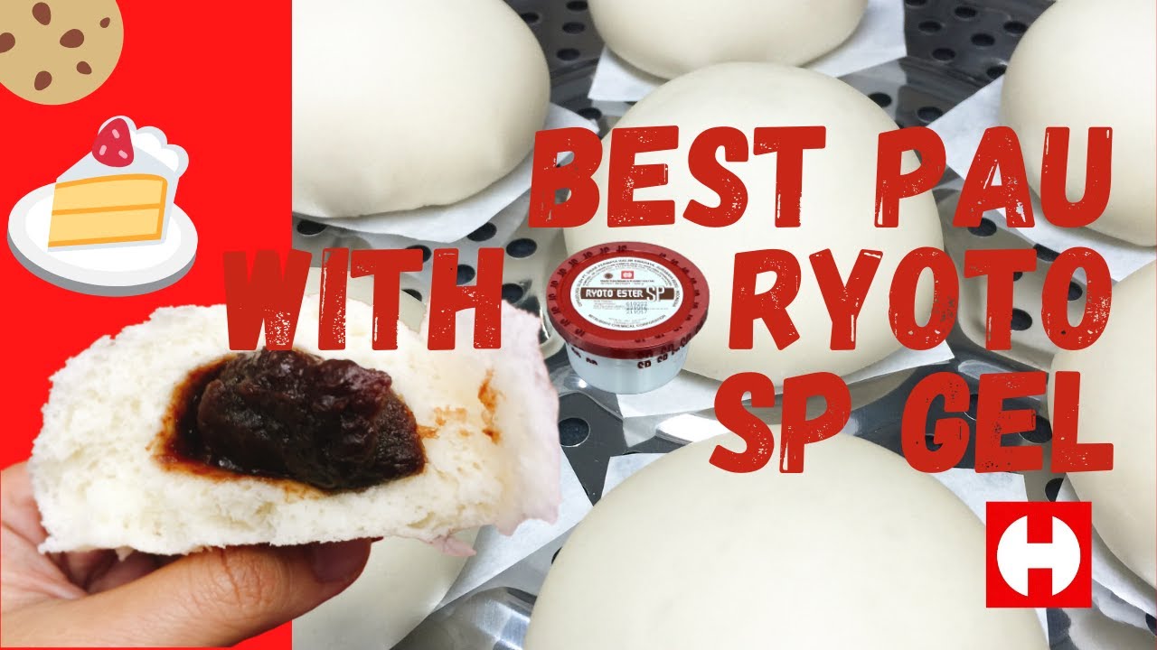 Steam Pau with Ryoto Ester SP red bean buns recipe - how to make red ...