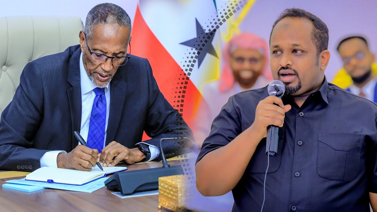 Wasiir Cabdinaasir Buuni Oo Horn Cable Tv Hadda La Hadley. - YouTube