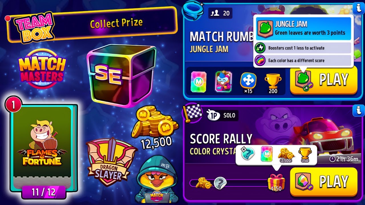 Adventure Album & Team Box Completed/ Color Crystals Score Rally 4150p ...