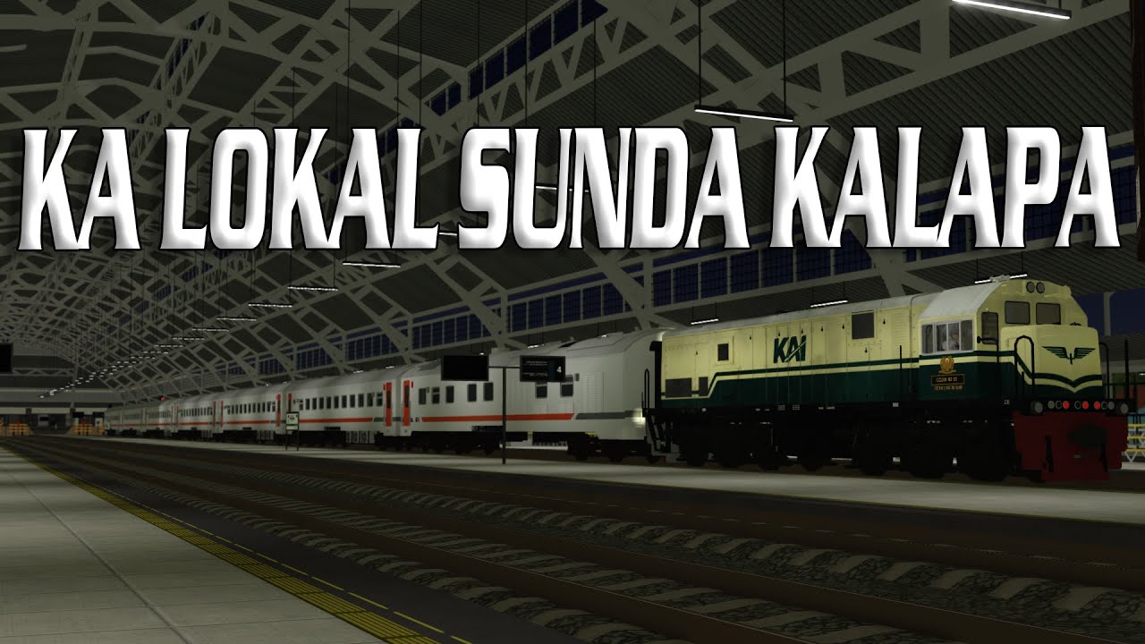 DINAS KA LOKAL DI INCORAILS MELEWATI JALUR BARU UPDATE!!!|| Roblox ...