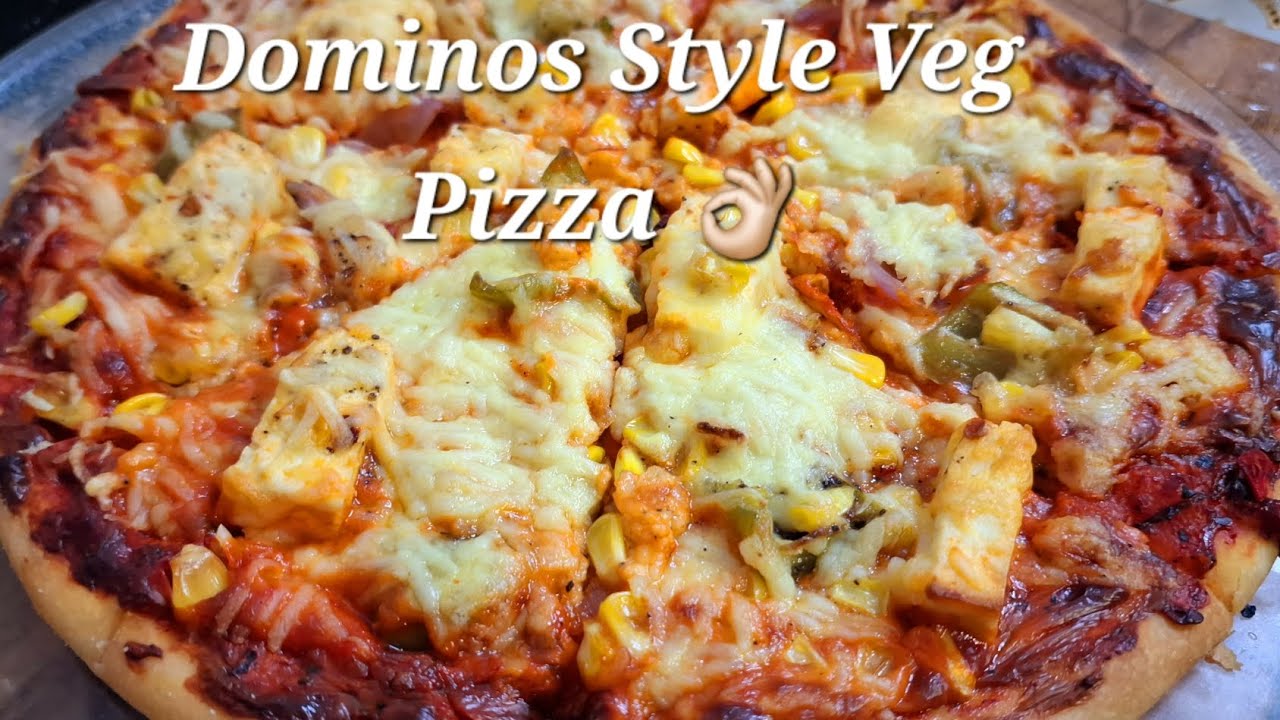How to make Dominos style pizza|Veg pizza|schezwan pizza|pizza recipe ...