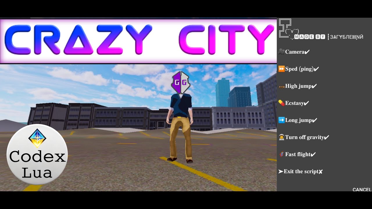 Game Crazy City hack 😁 [Game Guardian] lua script - YouTube