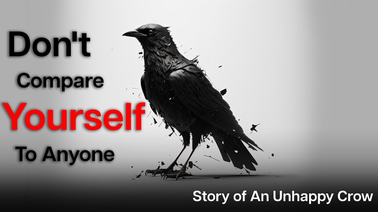 Don't Compare Yourself to Anyone | Unhappy Crow Story | Motivation ...