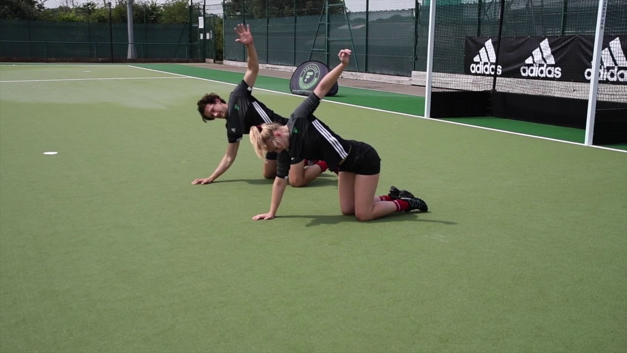 Fortitude Hockey Goalkeeping - Dynamic Warm Up - Mobilisation - YouTube