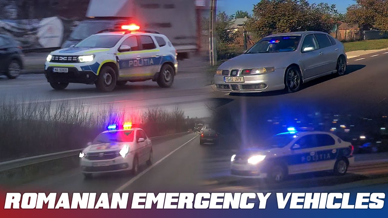 [Short Compilation] IPJ Iasi: Autospeciale Politia Rutiera + Ordine si ...