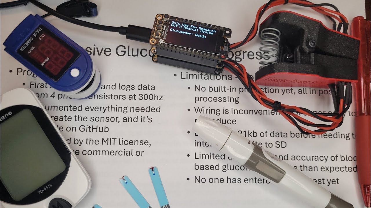 Noninvasive Glucometer, Part 1, Open Source Hardware and Software ...