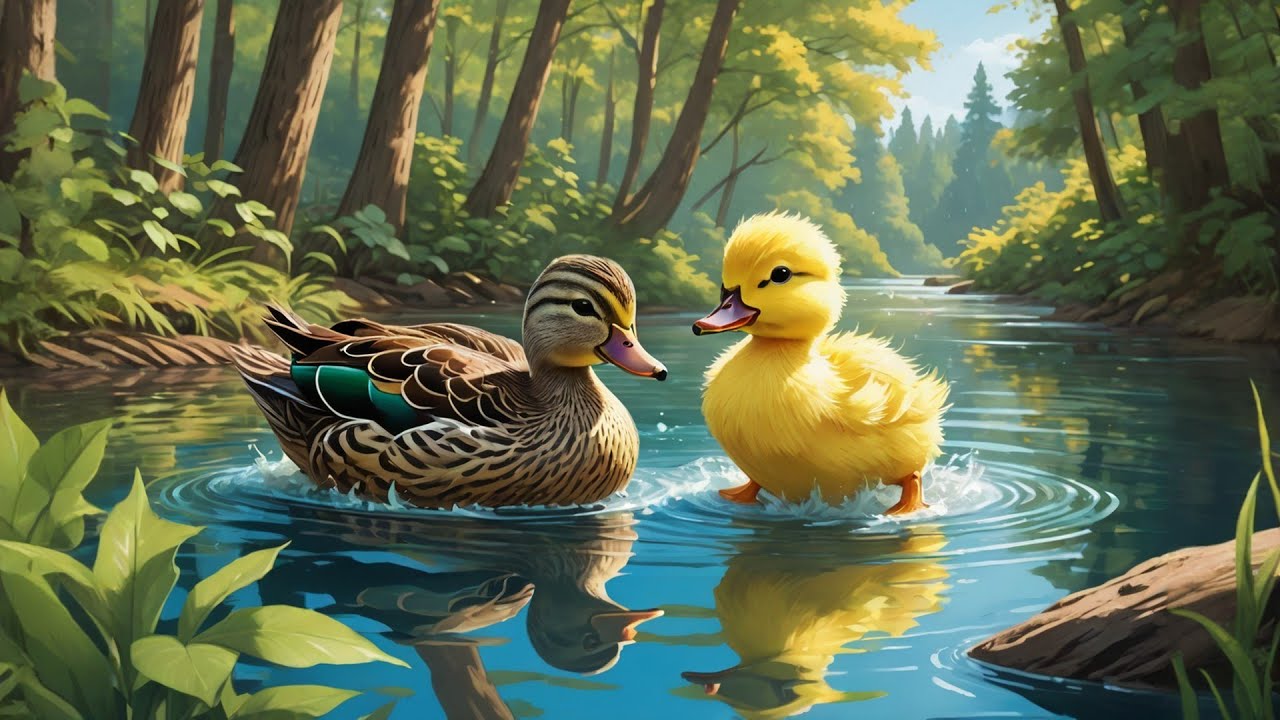 The Duck Family's Treasure Hunt - YouTube