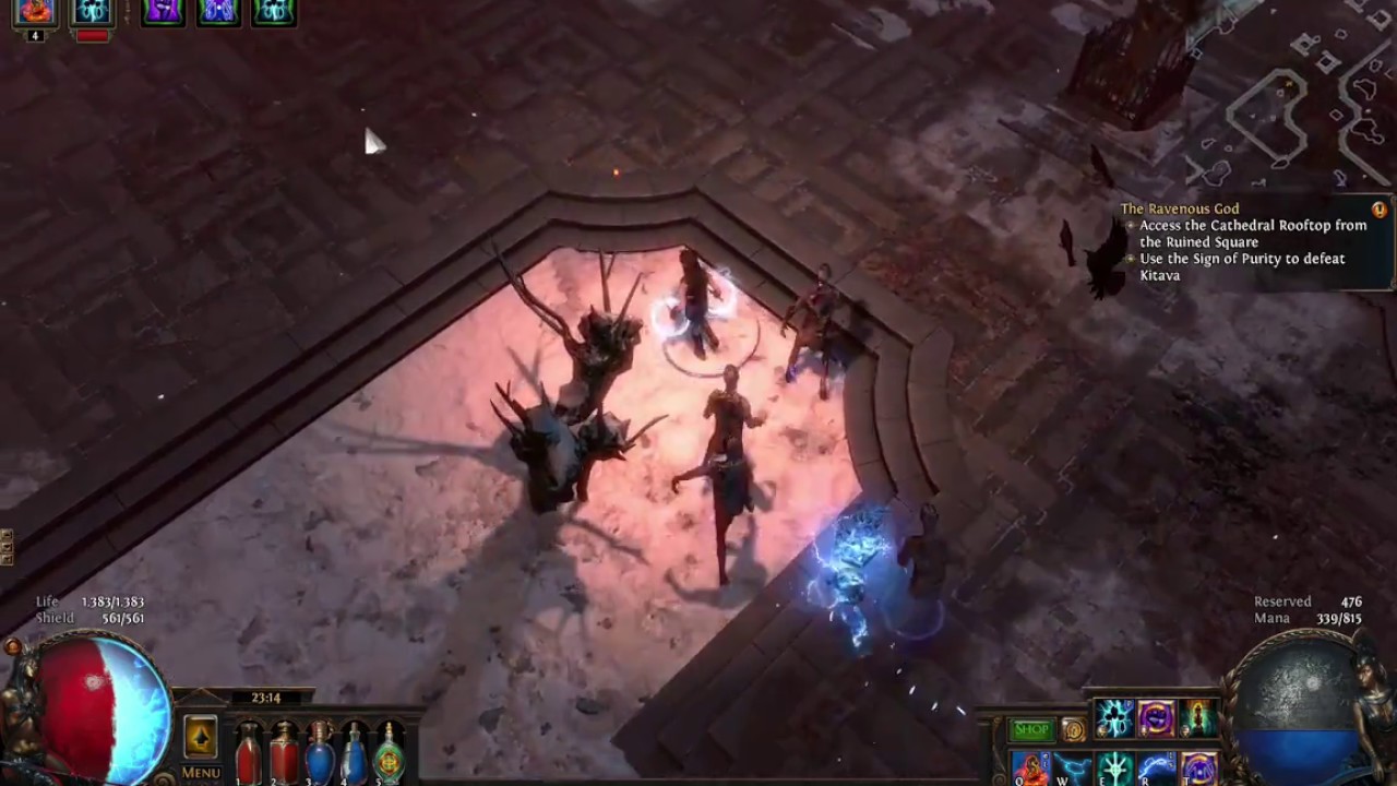 Path of Exile - Act V - The Ravenous God - Walkthrough - YouTube