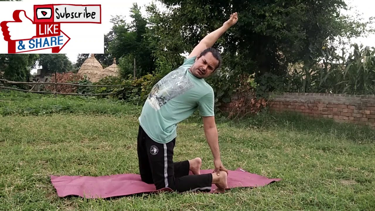 Morning yoga practice based on vinyasa flow back banding and twisting ...