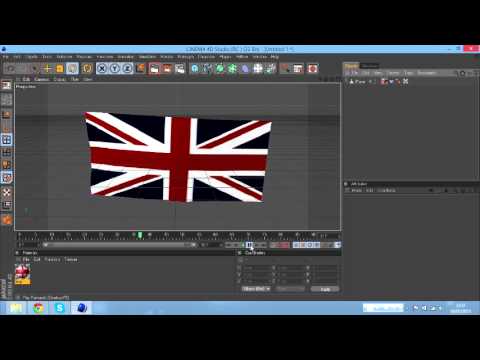 Cinema 4D | Tutorial | Waving Flag - YouTube
