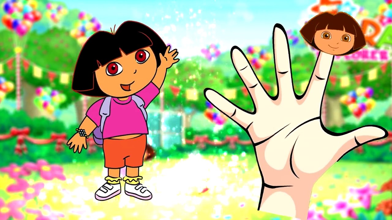Dora Finger Family Rhymes for kids - YouTube