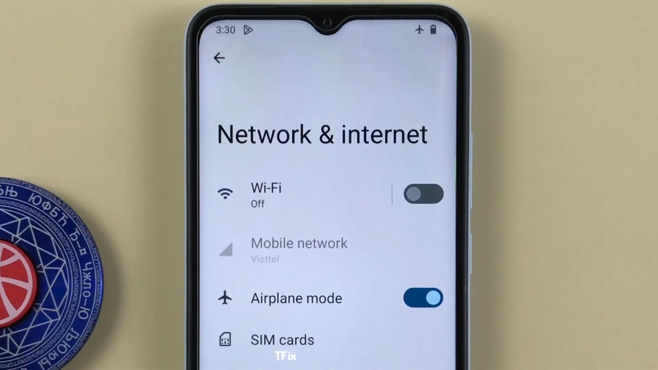 Airplane mode on Xiaomi Redmi A1 Android 12 - YouTube