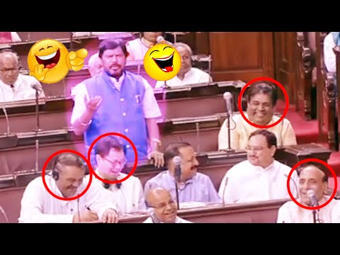 Ramdas Athawale Funny Comments On Congress Party | Rajya Sabha | Parliament Session | Mango News