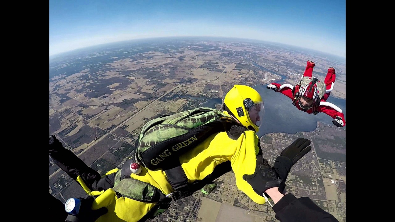 Skydive Wissota April 1st - YouTube