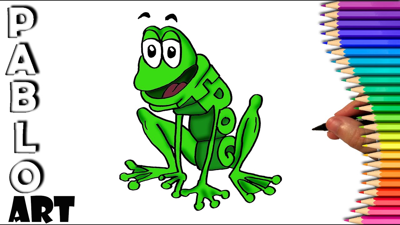 How to draw Frog from Word world | Learn to Draw step by step - YouTube