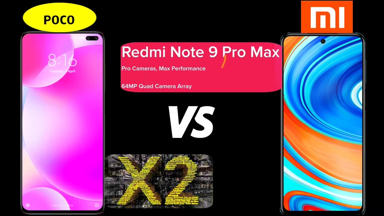 Redmi Note 9 Pro Max vs Poco X2 comparison | How to select best phone ...