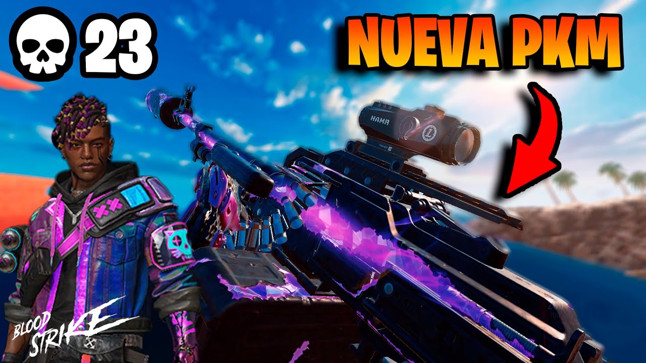 PROBANDO LA NUEVA PKM | SKINS DE BLAST | BLOOD STRIKE | 240 FPS | ISLA ...