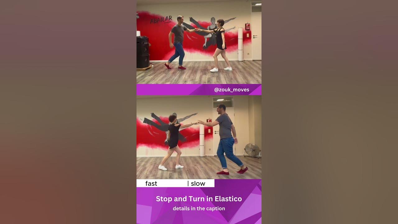 Stop and Turn in Elastico (@zouk_moves - Brazilian Zouk Moves Glossary) - YouTube