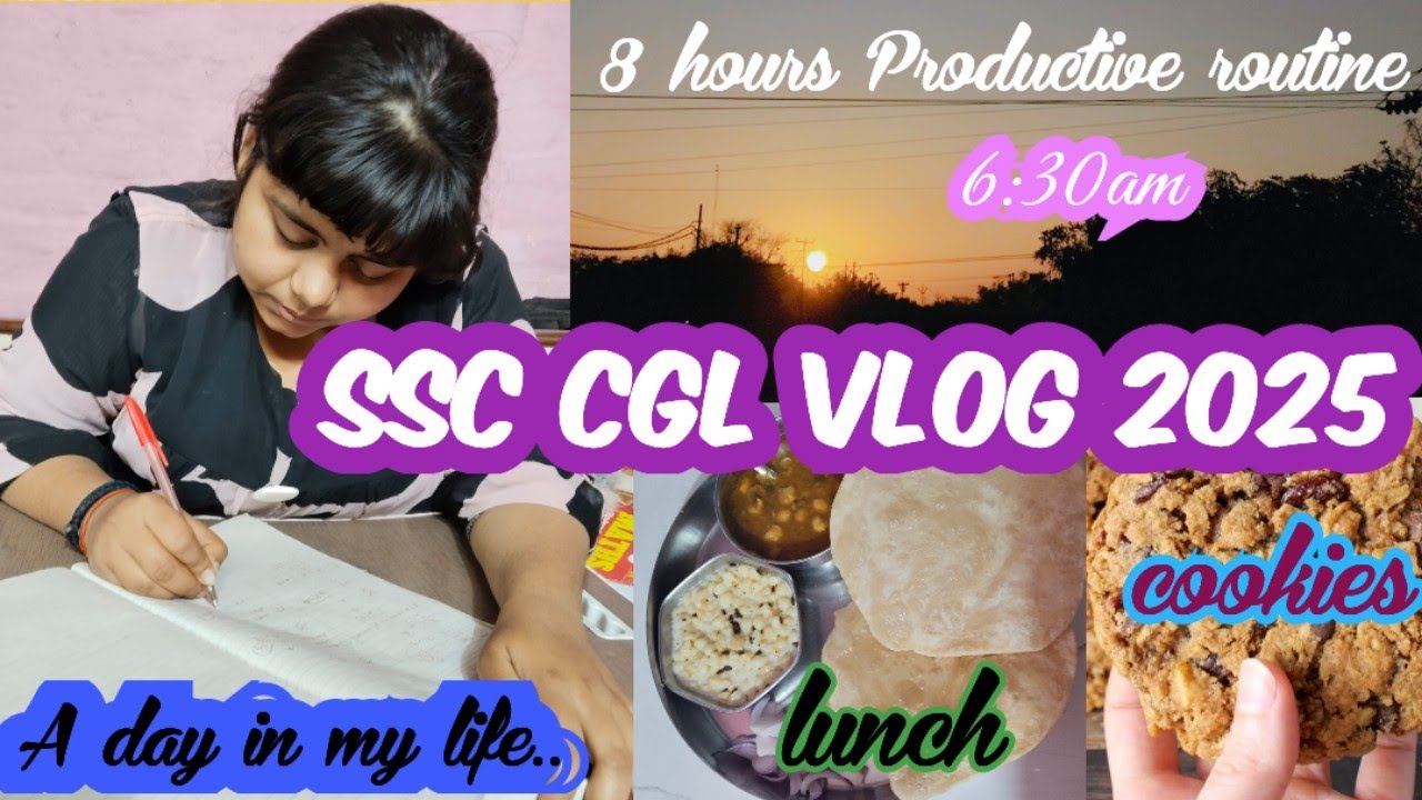 SSC Aspirants Life 🙋// 8 Hours Study Routine🎯📚// Life Of All SSC ...