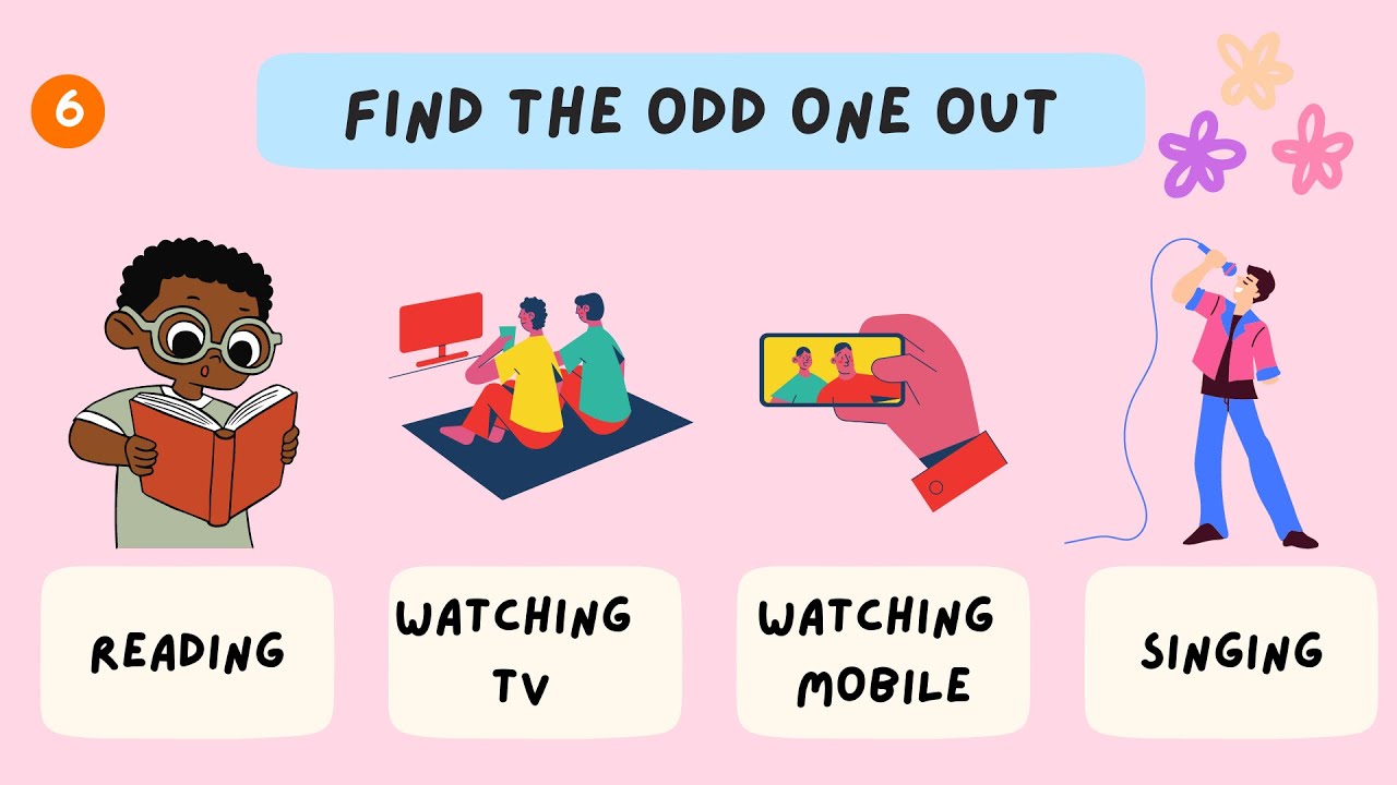 Find The Odd One Out | Parts Of Body | Part 5 | Practice My Worksheets ...