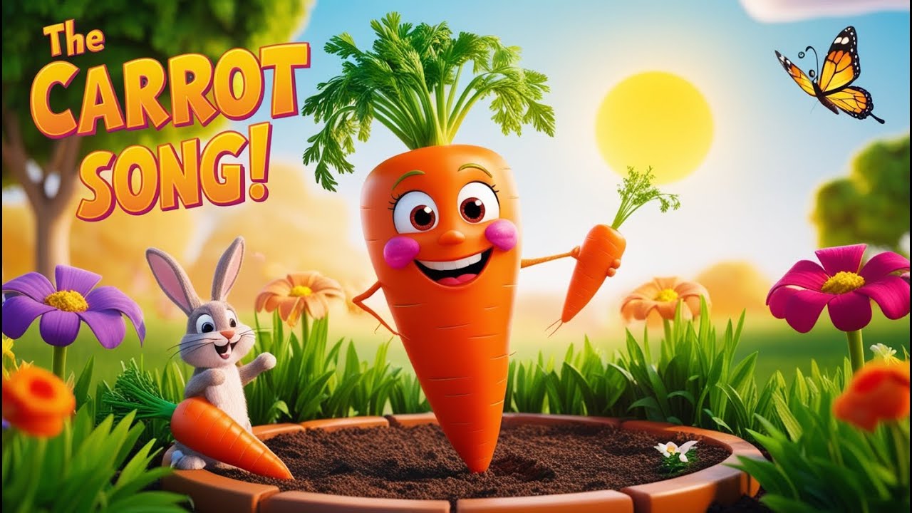 Carrot Song - Vegetable Song| Nursery Rhymes and Kids Songs - YouTube
