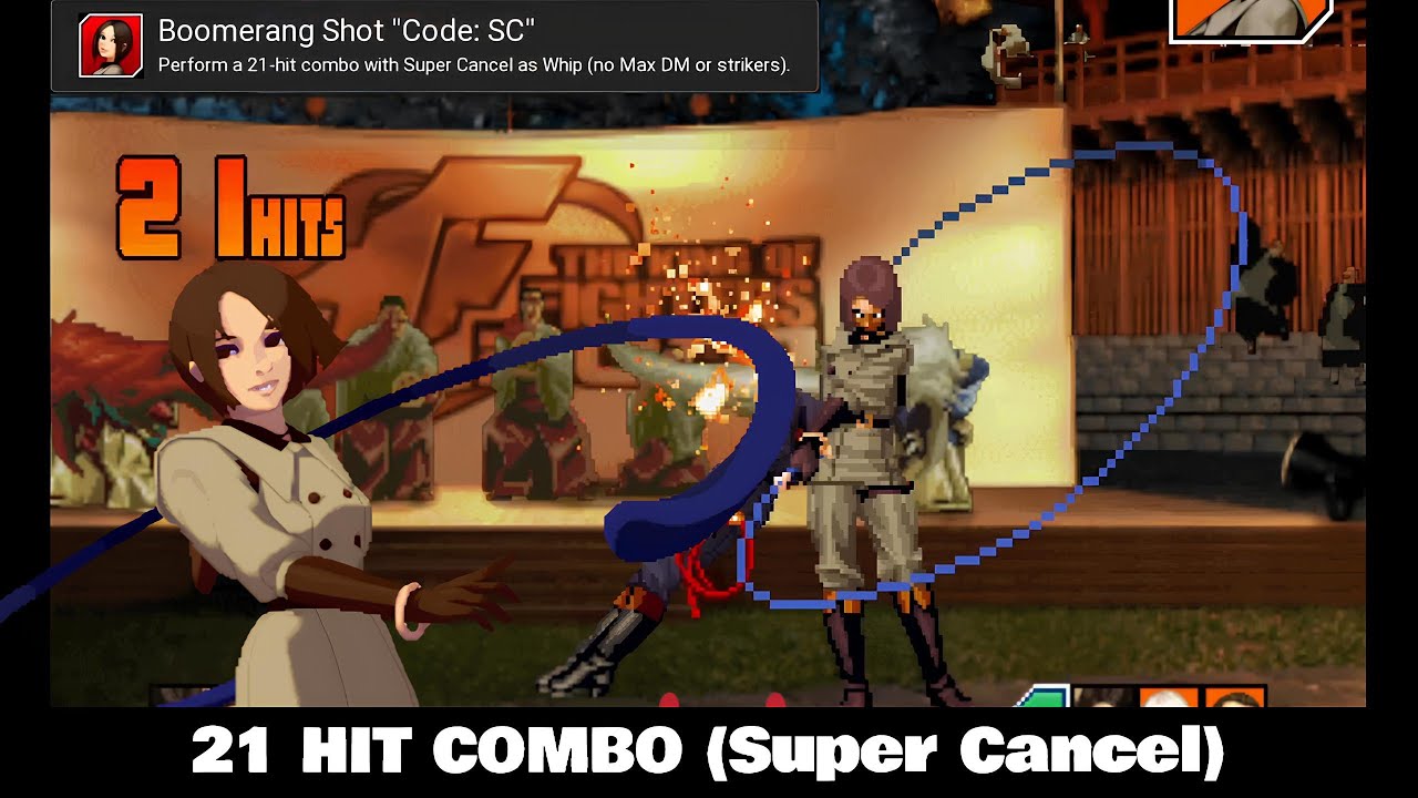 Boomerang Shot "Code: SC" (RetroAchievements) -The King of Fighters ...