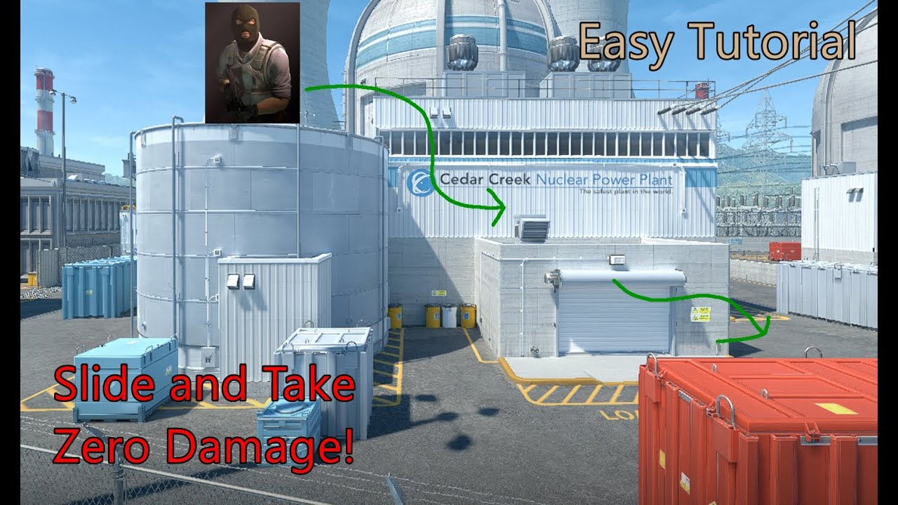 How To Slide From Silo and Take No Damage In CS2 - YouTube