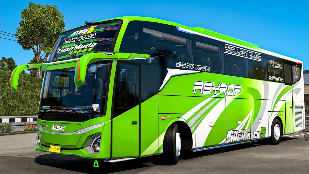 FULL BASURI‼️- MSM Asyrof "Tuan Muda" JETBUS 5 Test Drive di Lintas ...