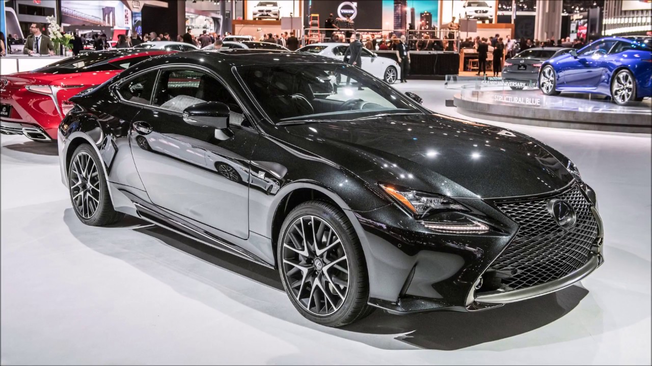Lexus RC F Sport Black Line: New York 2018 Slideshow - YouTube