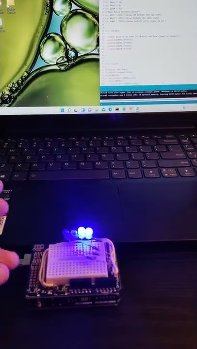 4 bit binary counter (nibble) arduino - YouTube