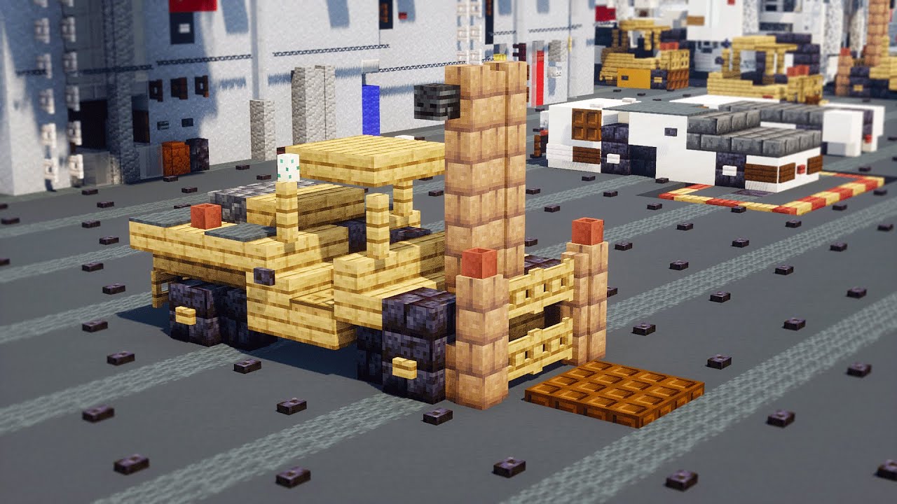 Minecraft LiftKing Heavy Forklift Tutorial (Carrier) - YouTube