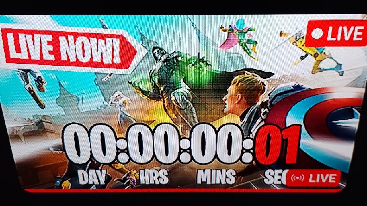 Live fortnite season 3 Chapter 5 season 4 Countdown new marvel season ...