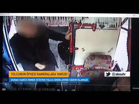 Durak Harici İnmek İsteyen Yolcu Sinirlerine Hâkim Olamadı
