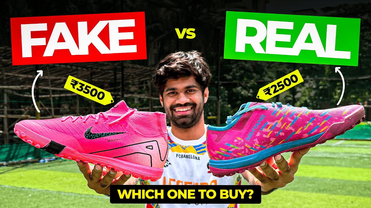 Original vs Fake Football Shoes | Which One Should You Buy ? - YouTube