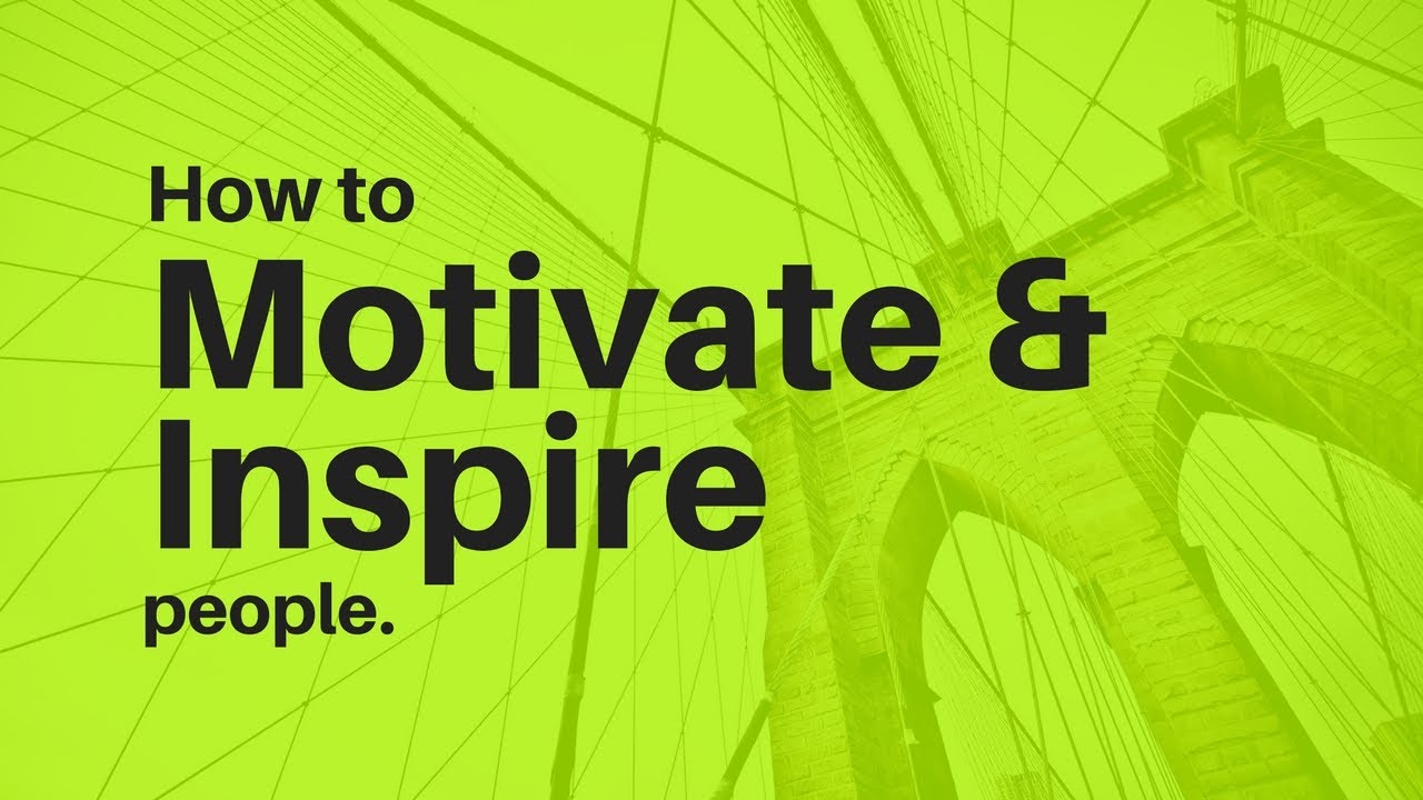 How to Motivate & Inspire People - TheSalonGuy - YouTube