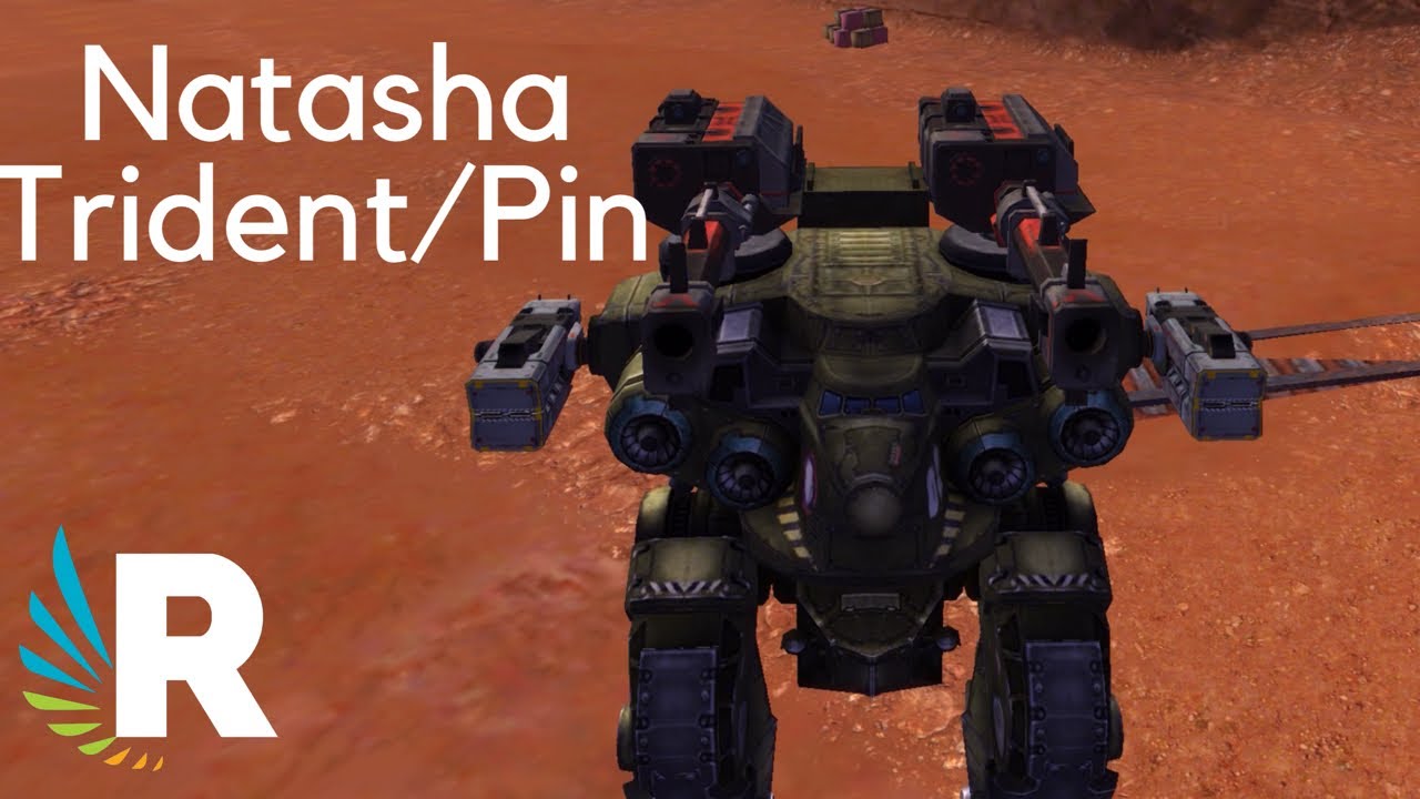 War Robots: Best Natasha Setup? Natasha - Tridents/Pins - YouTube