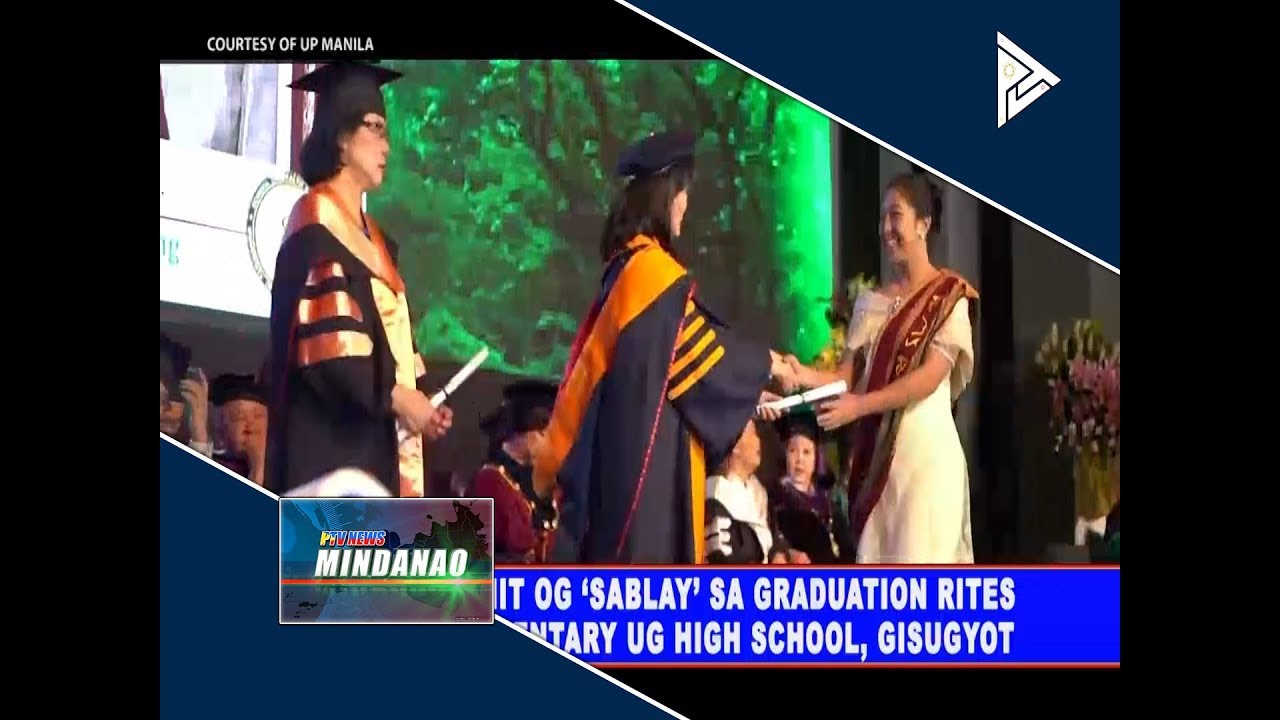 Paggamit og 'Sablay' sa Graduation Rites sa elementary ug high school ...
