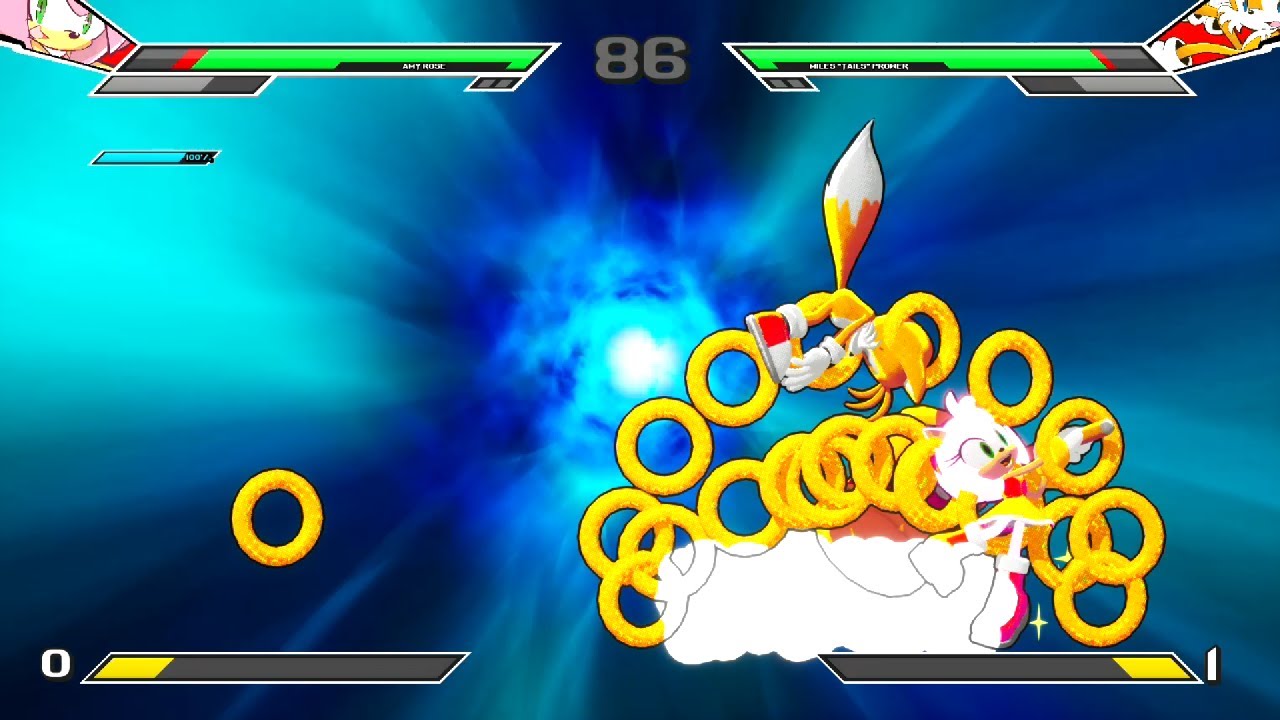 AMY vs TAILS (Hardest Difficulty) Sonic Smackdown -PC - YouTube